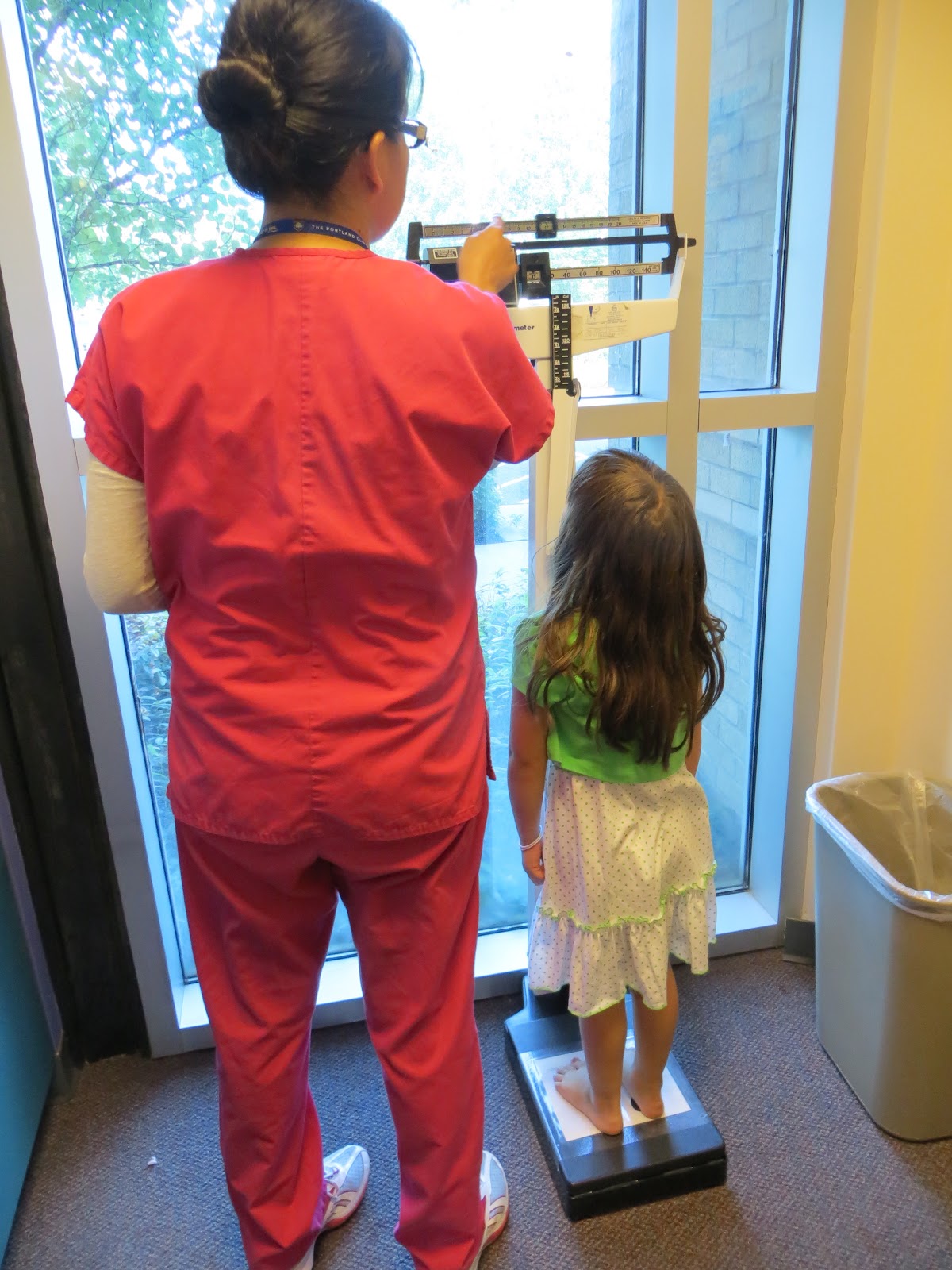 Im-the-mom-thats-why: Five year old check-up? Check.
