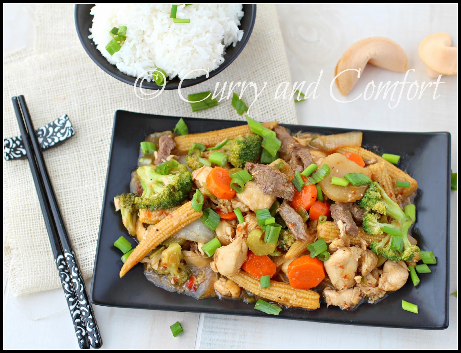 Kitchen Simmer: Double Delight- Chicken and Beef Stir Fry # ...