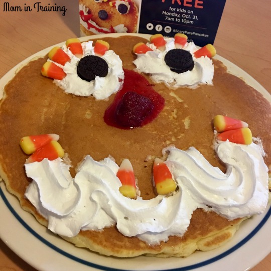 Stacy Talks & Reviews: FREE Scary Face Pancakes for Halloween at IHOP!