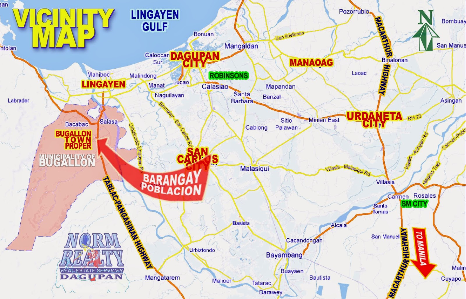 NormRealty Dagupan: Bugallon Pangasinan 6078-sqm Prime Land Along ...