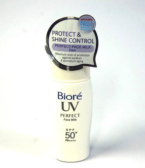 Bioré UV Aqua Rich UV Watery Essence and UV Perfect Face Milk Sunblock ...