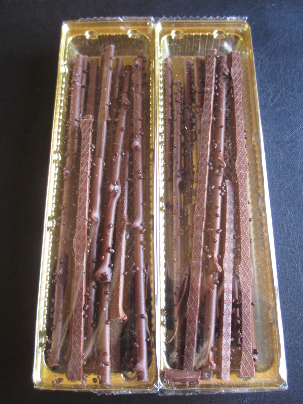 Delirious Documentations: Grand Belgian Milk Chocolate Twigs