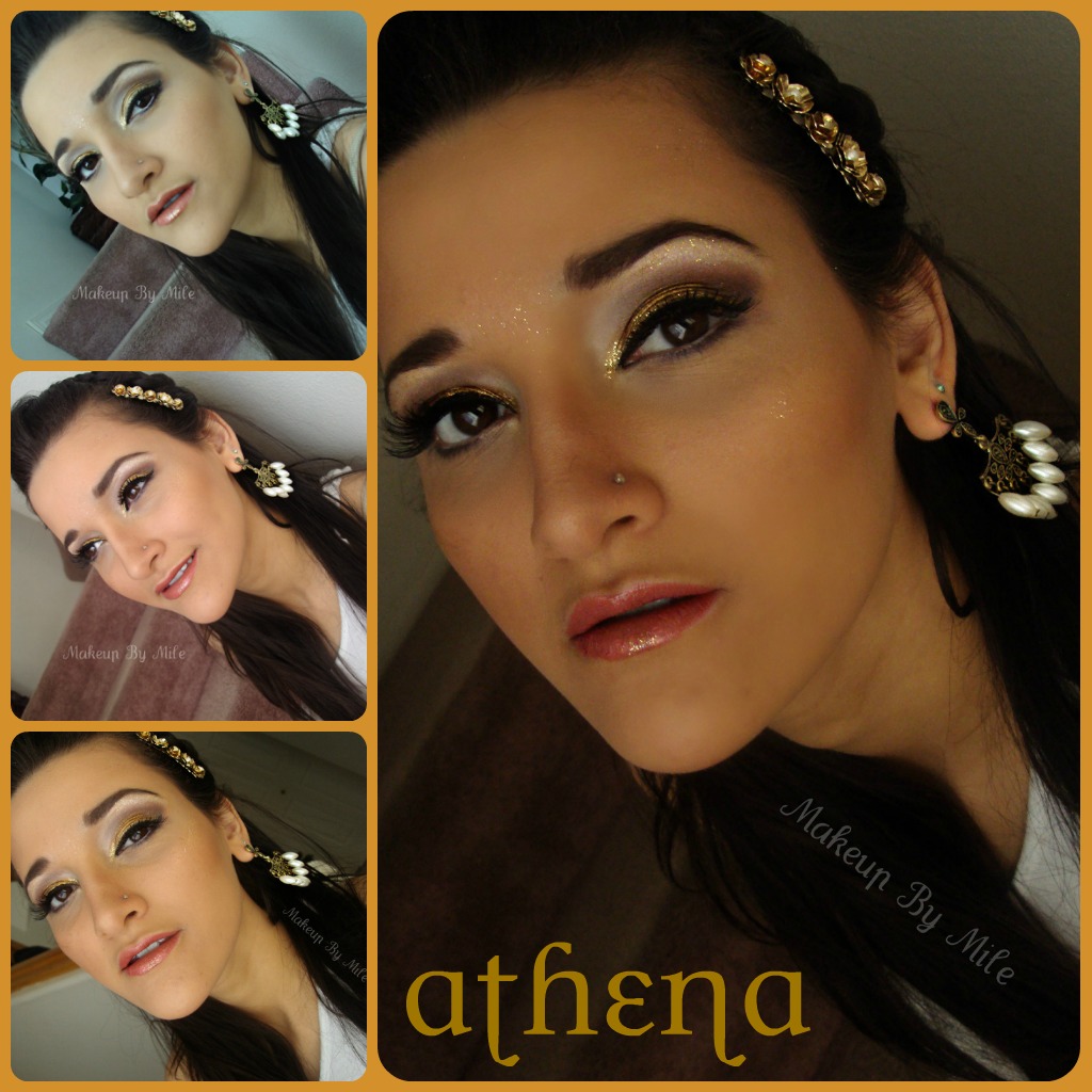 Mile's MakeUp Land!: Greek Goddess Inspired Makeup Look! **Pictorial**