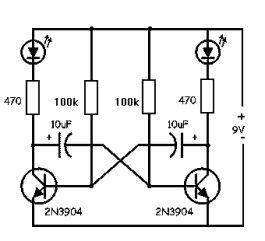 Rangkaian Flip Flop dengan Transistor