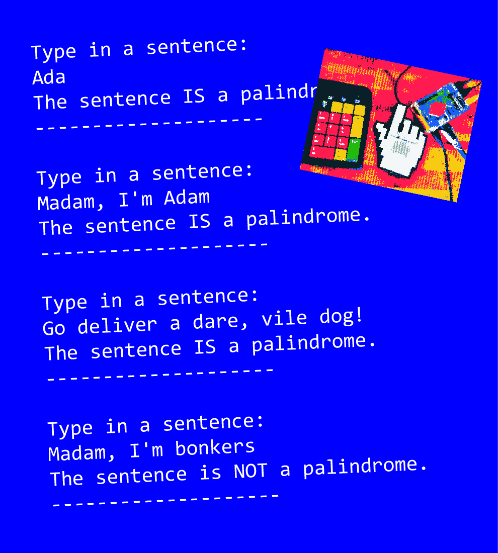 Using Recursion To Check Whether A Text String Is A Palindrome