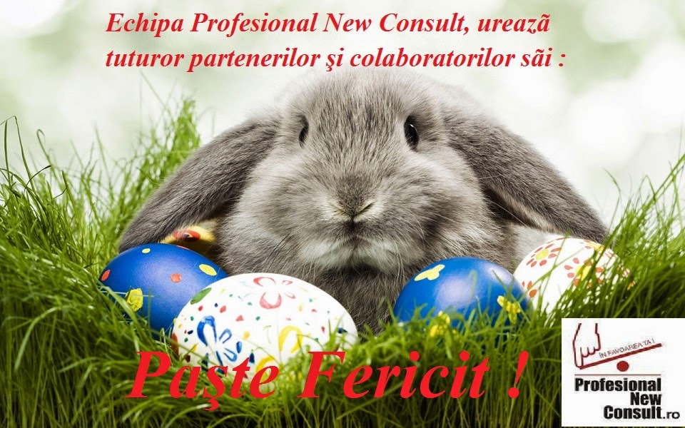 Paşte Fericit din partea Profesional New Consult