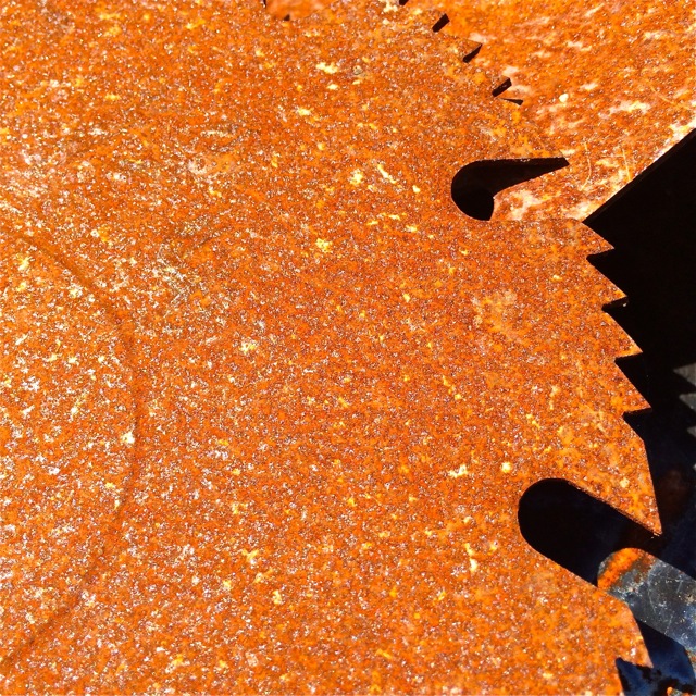 Rustnstuff: Shrouded moon, rust and rain