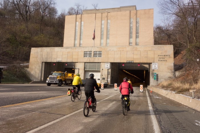 Type 2 Clydesdale Cyclist: Squirrel Hill Tunnel