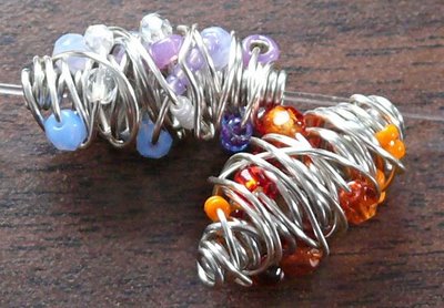 Make Yourself Wire Wrapped Beads Tutorials / The Beading Gem