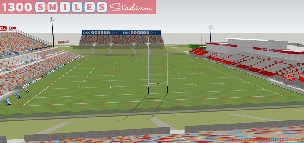 PompeY2J: UPLOAD: 1300 Smiles Stadium