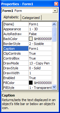 Mengenal Form VB 6 dan Propertinya - Visual Basic 6 untuk Pemula
