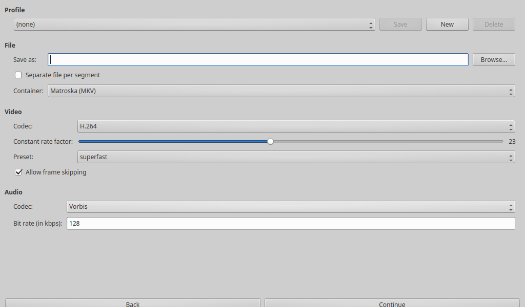 Tampilan Konfigurasi 2 dan tempat penyimpanan