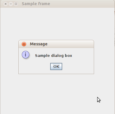Dystopian Code: Creating a MessageBox / Message Dialog in Java Swing