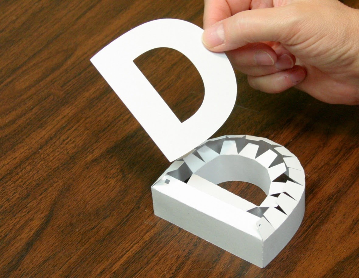 3 under 3 and more: 3D Letter "D" Tutorial