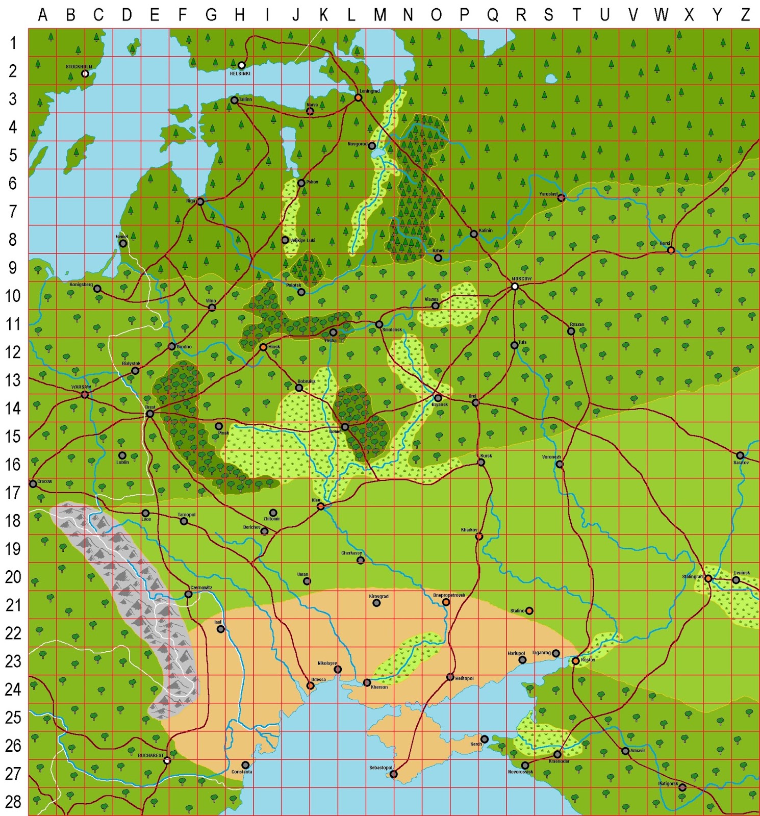 Operation Barbarossa Map