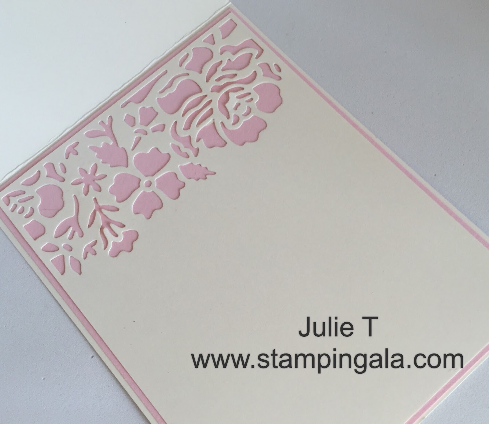 Stampin Gala: FLORAL PHRASES AND DETAILED FLORAL THINLITS DIES