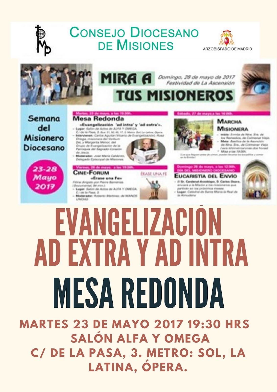 Evangelización Ad Extra y Ad Intra ~ Blog de Misiones