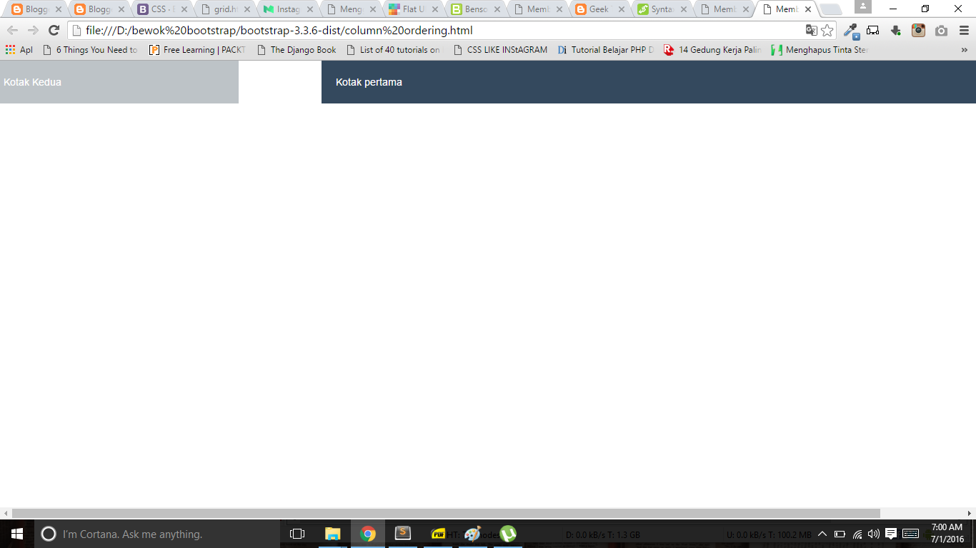 Belajar Bootstrap Part 3 Grid Layout Final Offsettingoffset Columns Nesting Columns Dan