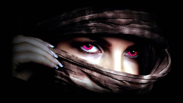 Awesome Red Eye Girl HD Wallpapers 1080p - Wallpapers