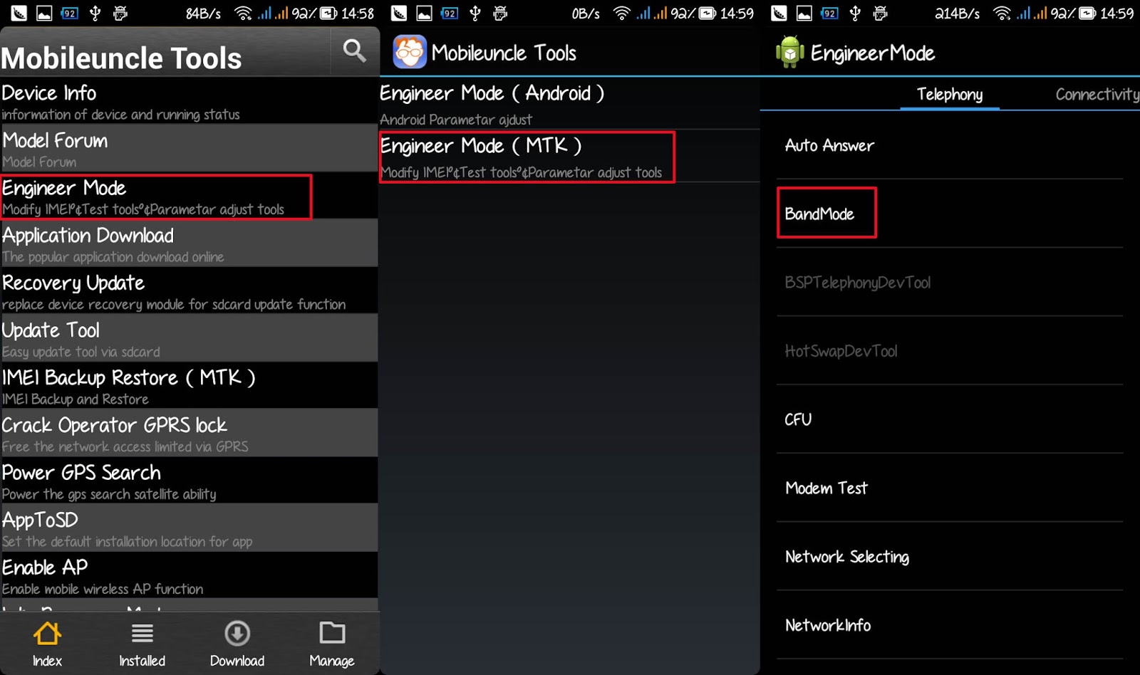 How to Check Band Modes in Android Phones ( Vowney V5 ) | Vowney V5