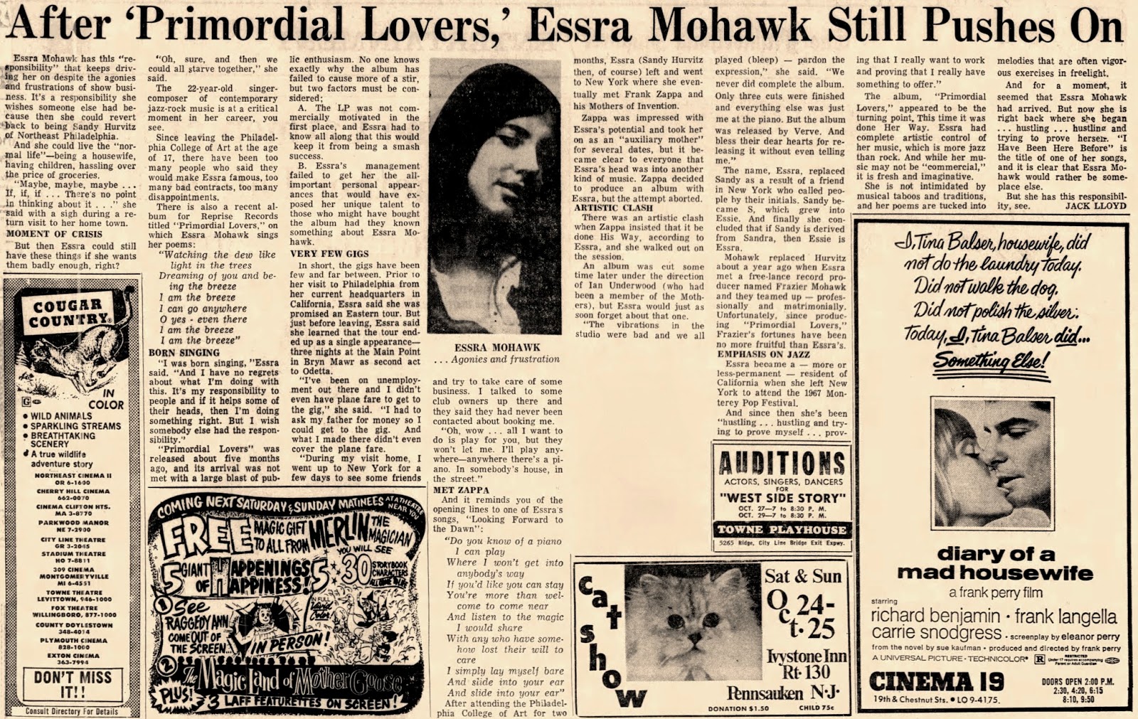 Galactic Ramble: ESSRA MOHAWK: 'a lot of different kinds of music'