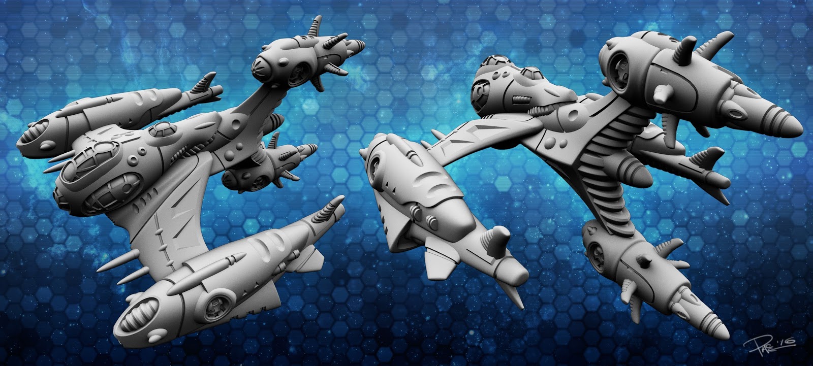 DREW PACE PORTFOLIO: SHATTERED VOID MINIATURES - ALIENS