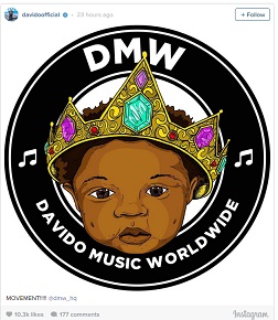 Davido unveils logo for New Label