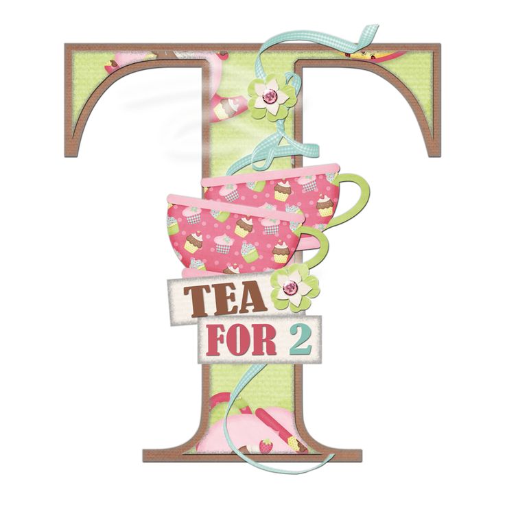 Alfabeto para la Hora de Tomar el Té. - Oh my Alfabetos!