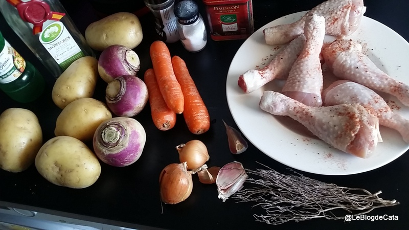 Blogul lui Cătă: Pui cu legume la cuptor