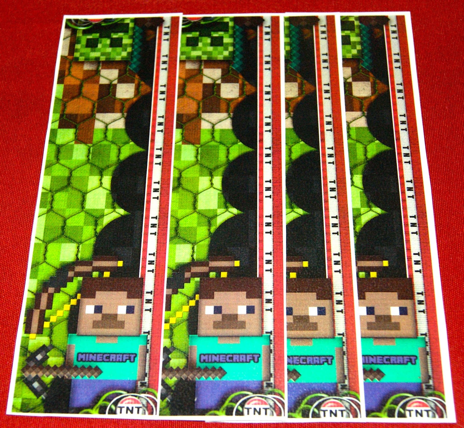 The Cherry On Top: Minecraft Book Marker Freebie