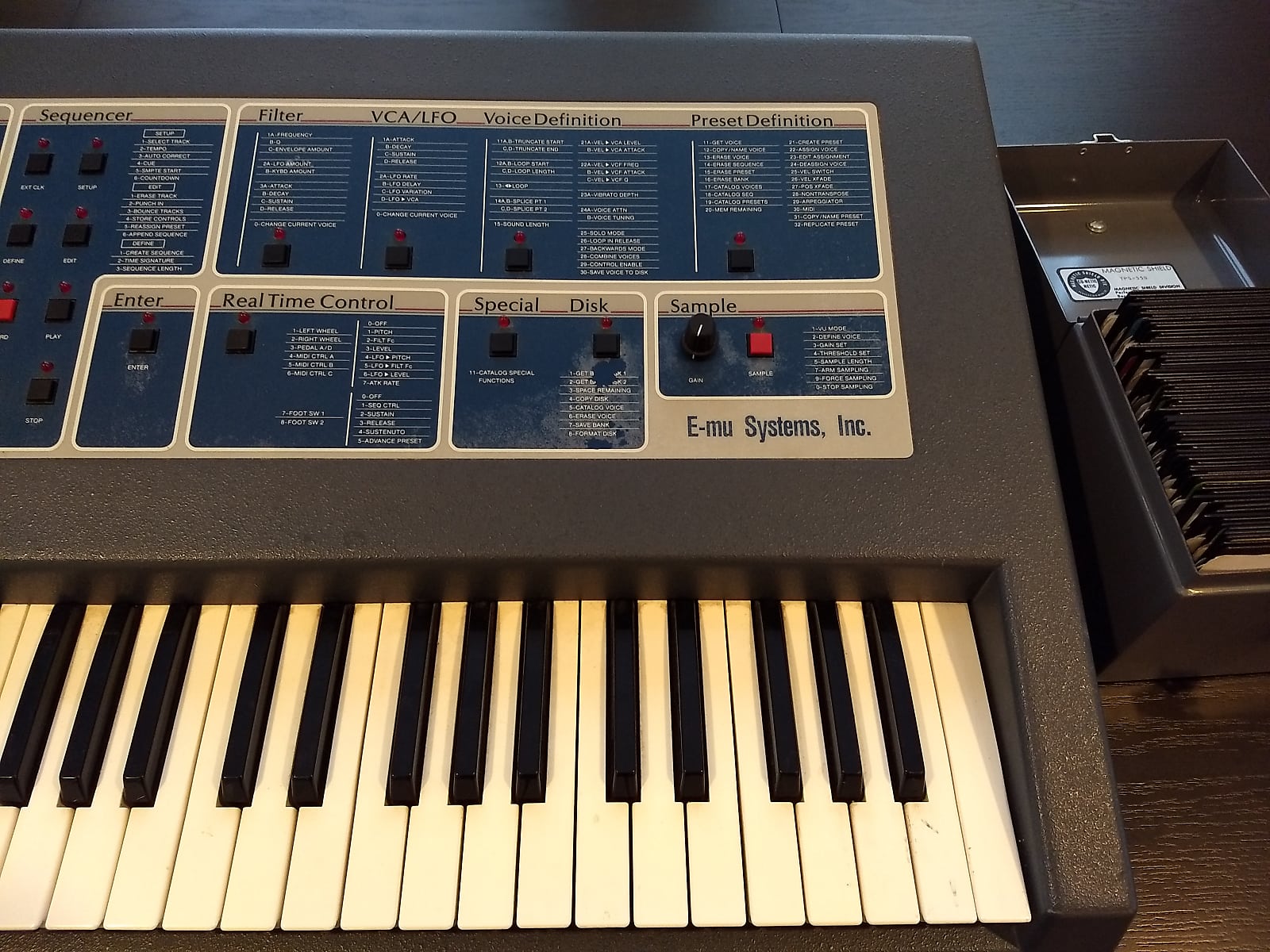 MATRIXSYNTH: E-MU Systems Emulator II 1984 EII+ Plus