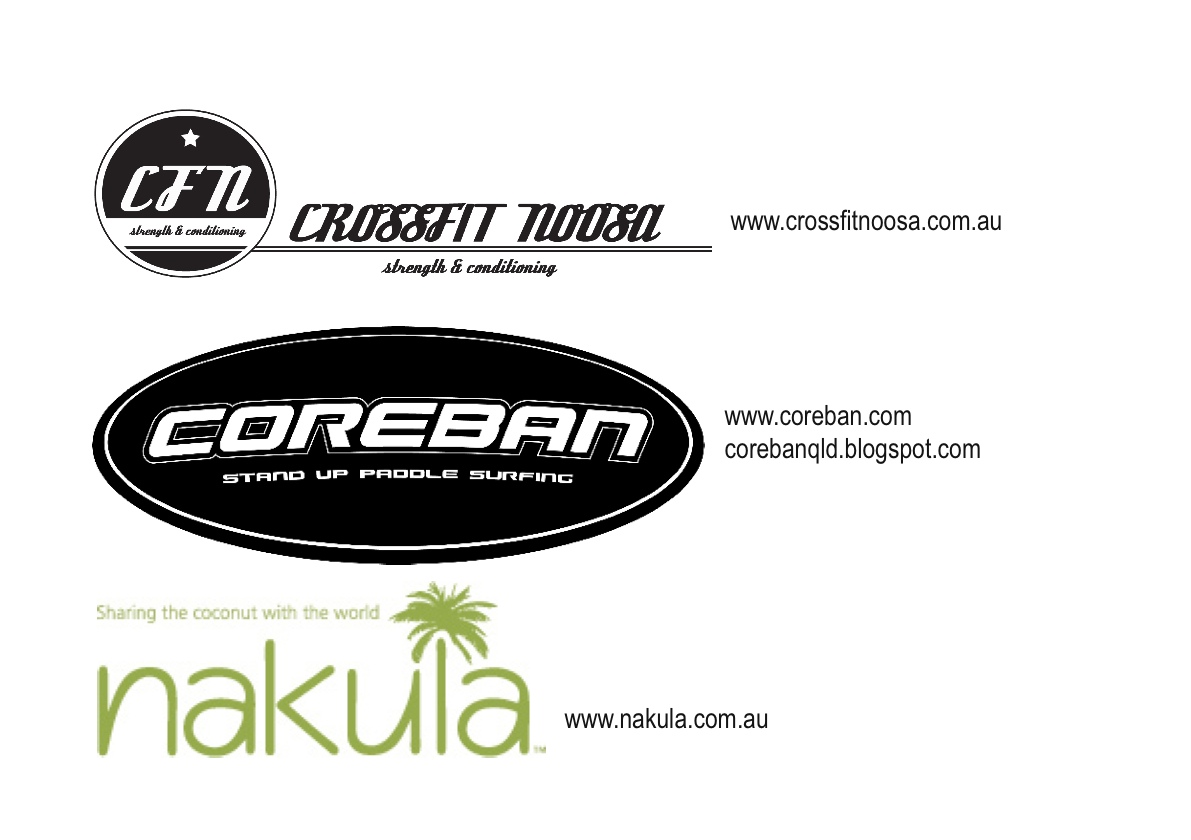 COREBAN SUP Australia: Crossfit Noosa Comp Time