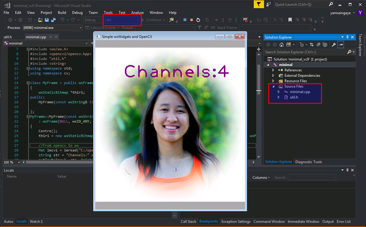 Cool-Emerald: OpenCV with wxWidgets