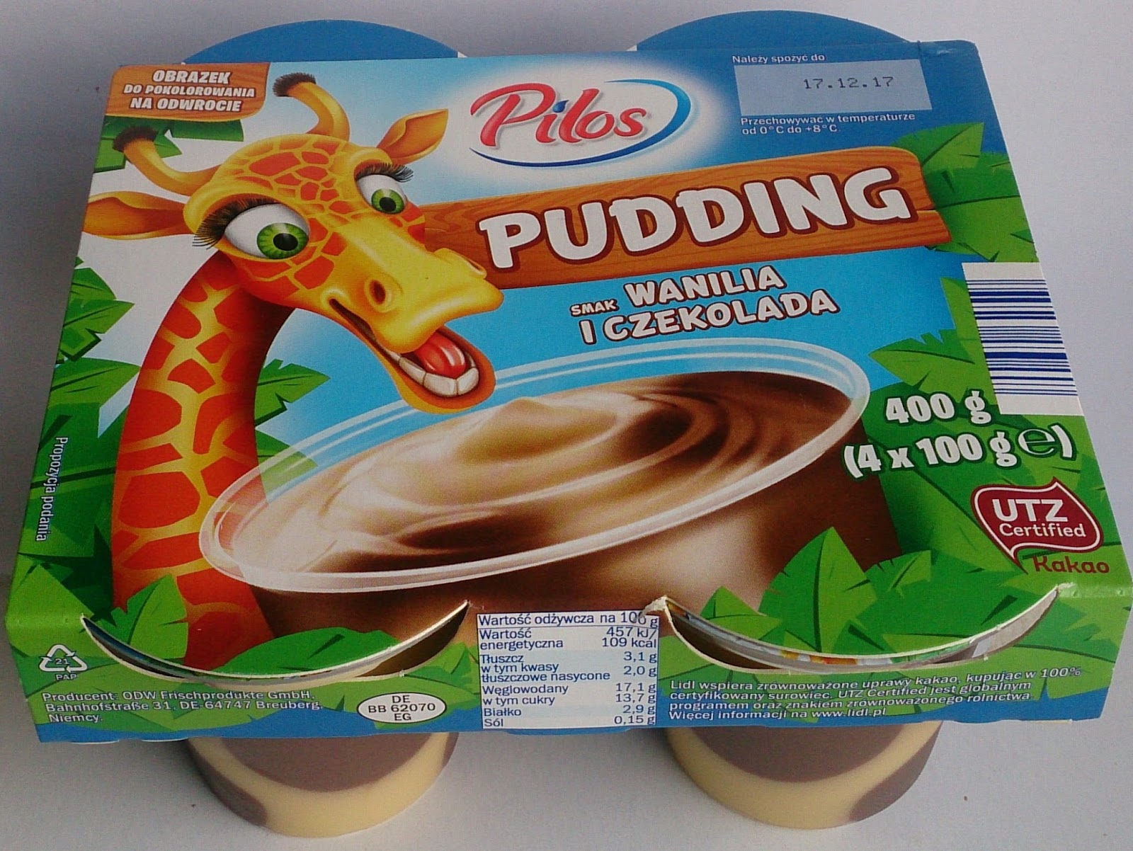 Chwile zasłodzenia: Pilos Pudding smak Wanilia i Czekolada