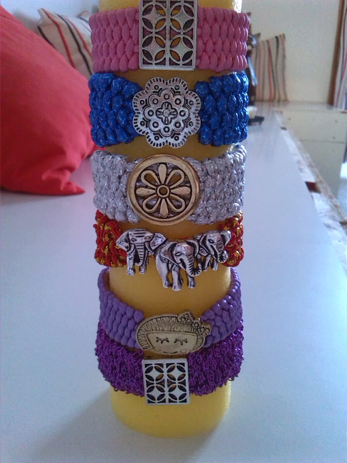 Creaciones "La Brujita": Pulseras de Rabo de Raton