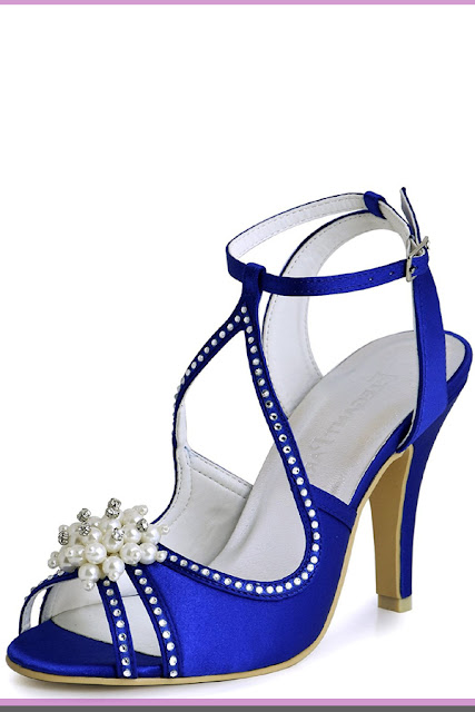 Wedding Shoes: royal blue wedding shoes