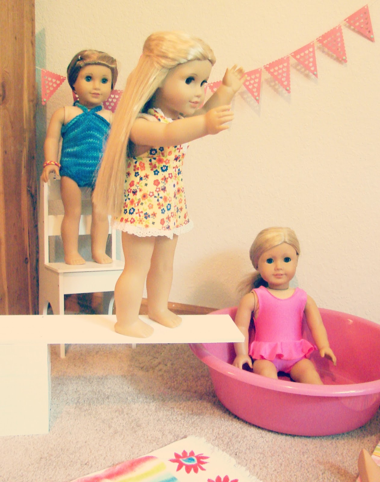American Girl Doll Play: How to Make a Diving Board for Your Doll!