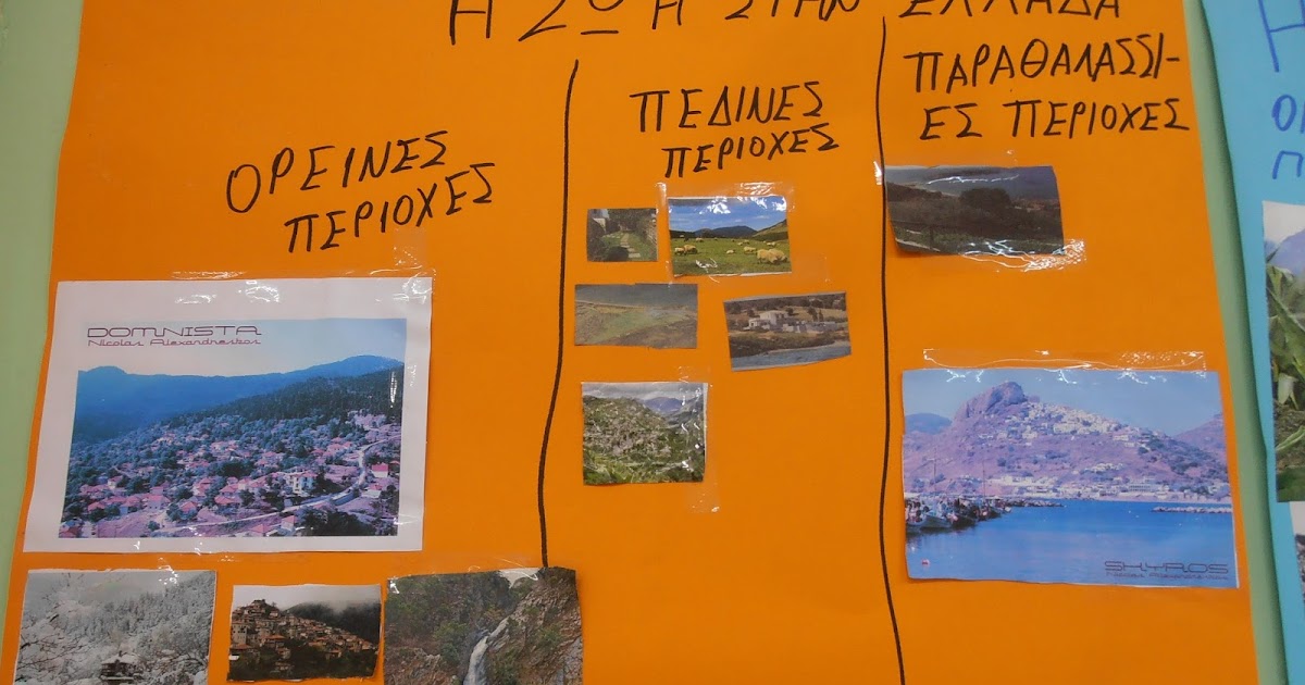 ΤΟ ΣΧΟΛΕΙΑΚΙ: ΟΜΑΔΙΚΗ ΕΡΓΑΣΙΑ: Η ΖΩΗ ΣΤΗΝ ΕΛΛΑΔΑ
