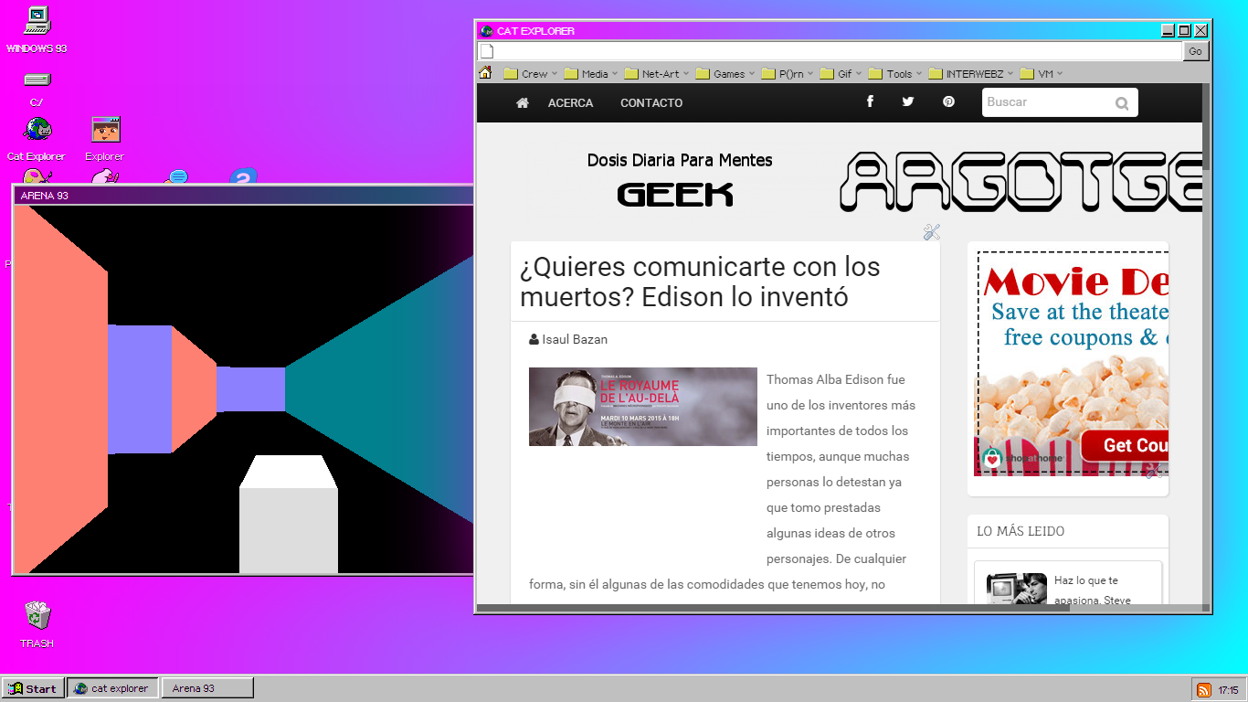 Por qué lo vintage esta de vuelta, Windows 93 en tu navegador ~ ArgotGeek