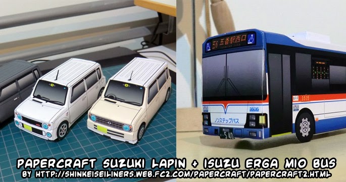 Ninjatoes' papercraft weblog: Papercraft Suzuki Lapin car and Isuzu ...