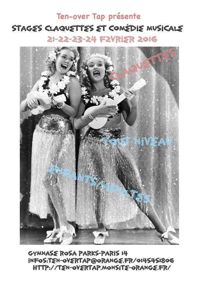 Ten-over Tap Claquettes et comédie musicale de 7 à 77 ans...: Aloha ...