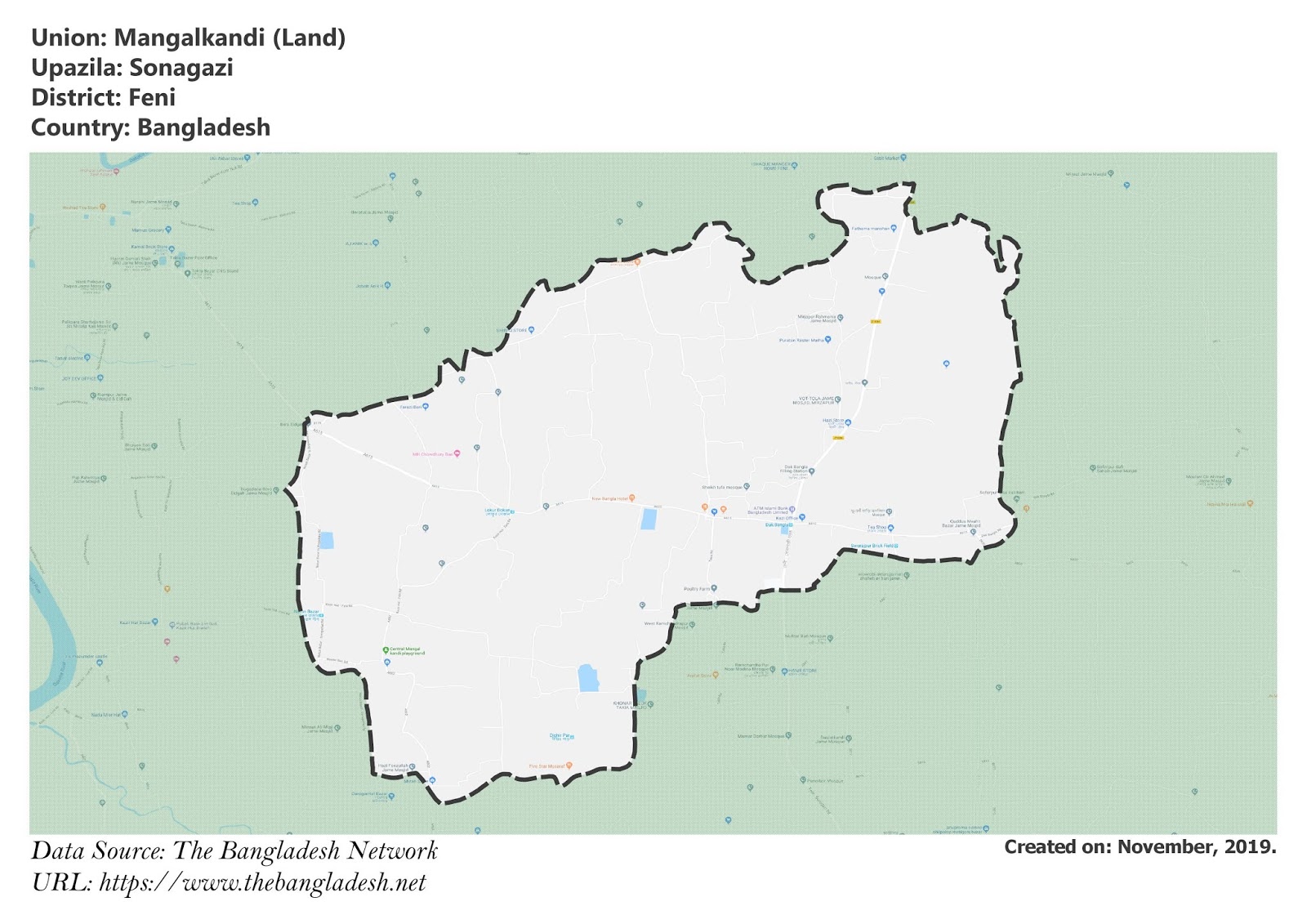 Mangalkandi Union, Feni