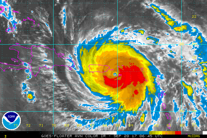 Jyotika's Tropical Storms Blog: Hurricane Maria: September 20, Update A