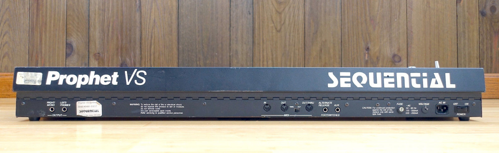 MATRIXSYNTH: Sequential Circuits Prophet VS SN 0937 w/ Stereoping ProVessor S Knob Box