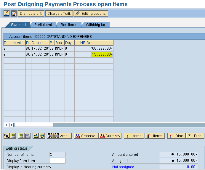 SAP - FICO MODULE LEARNING: Month End Provision (Open Item Management ...