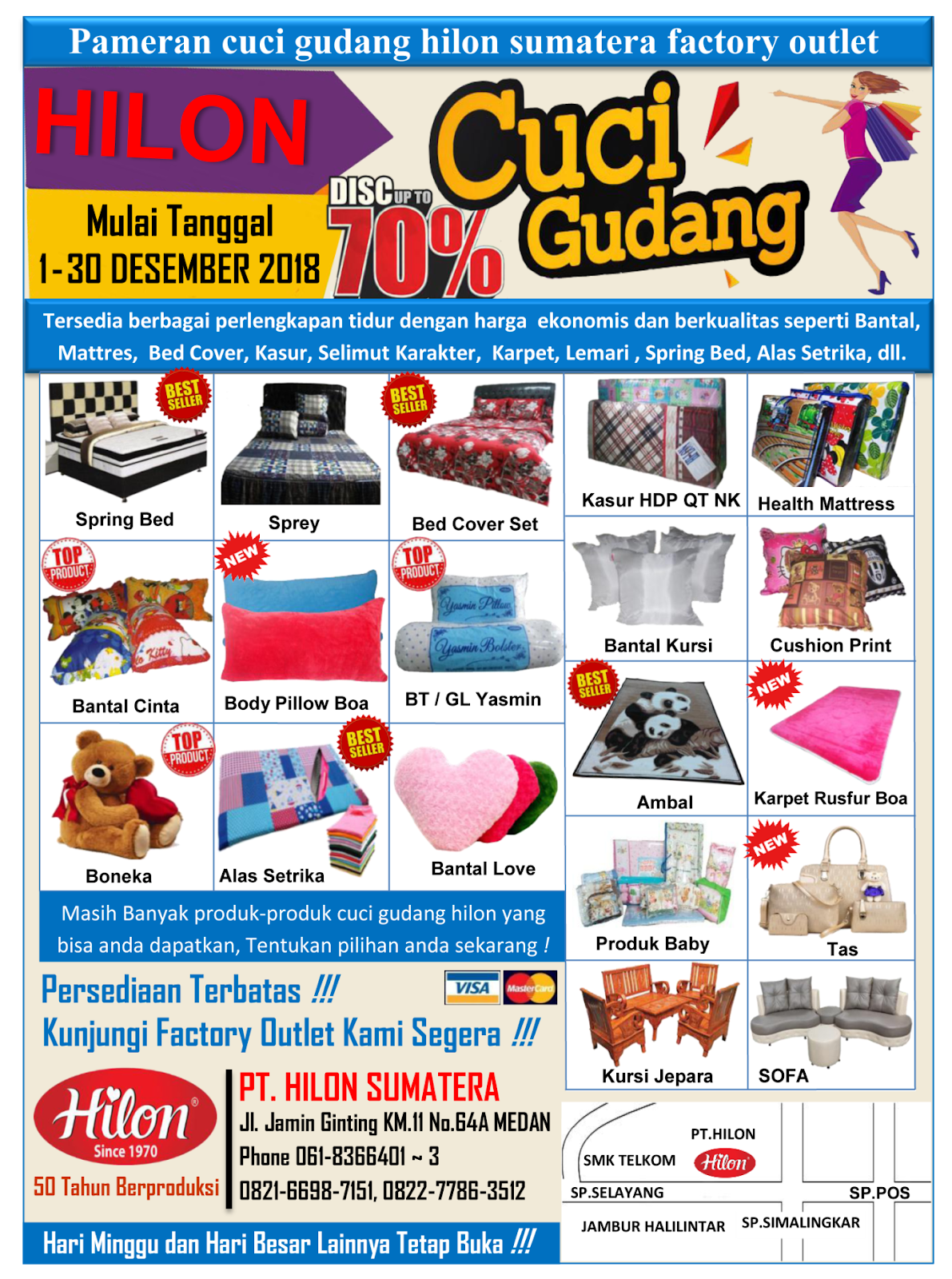 MULAI BESOK...! Diskonnya Hingga 70%, Pameran dan Cuci Gudang Terheboh ...