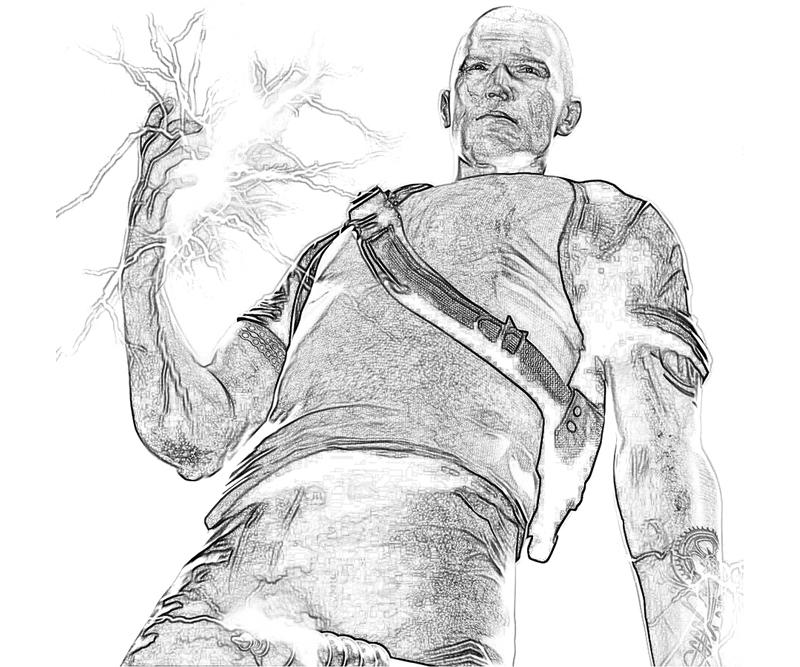 Cole Infamous Drawing