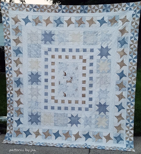 Patterns By Jen: Border Quilt Quilt Along - Pinwheel Border