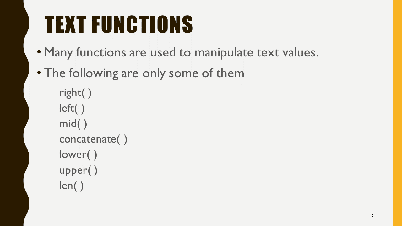 G12-chapter2: Text Functions