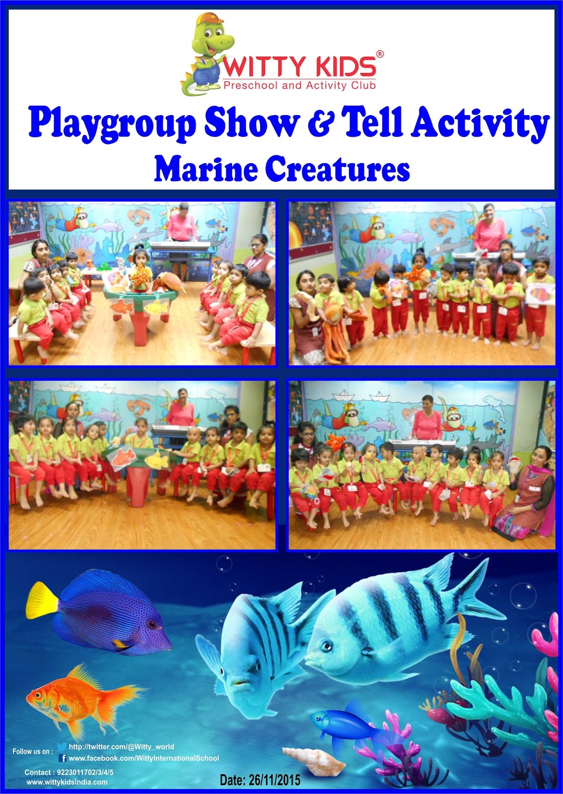 On the top of the World...: Show and Tell Activity PG Section WIS,Malad ...